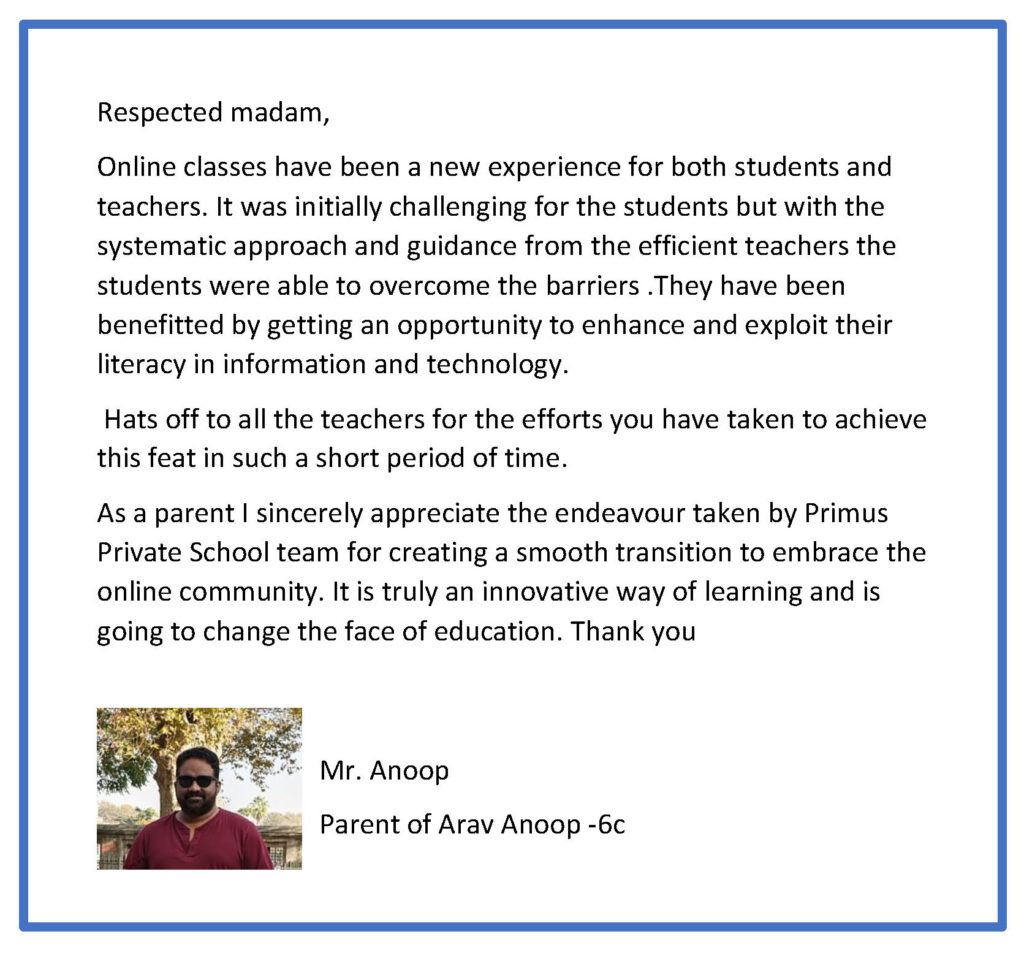 Middle School Parent Testimonial - Primus Private School
